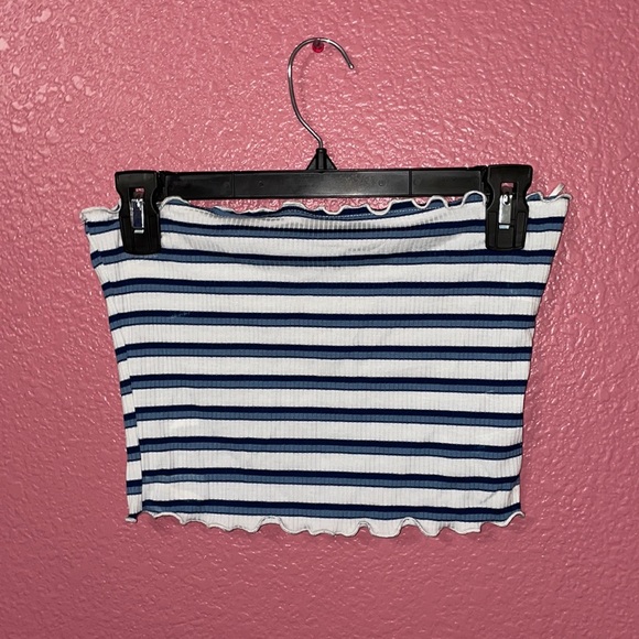 Tops | Striped Tube Top | Poshmark